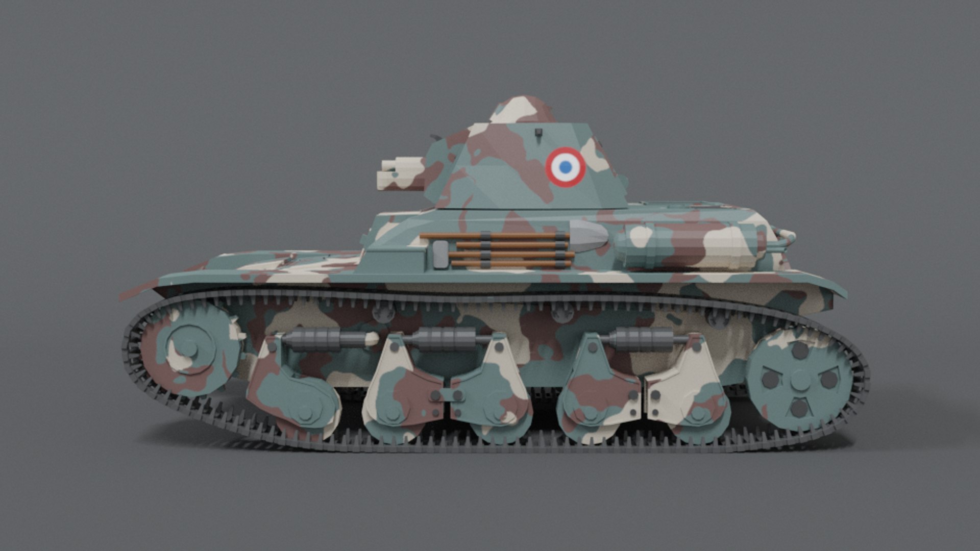 Renault R35 Tank 3D - TurboSquid 1560522