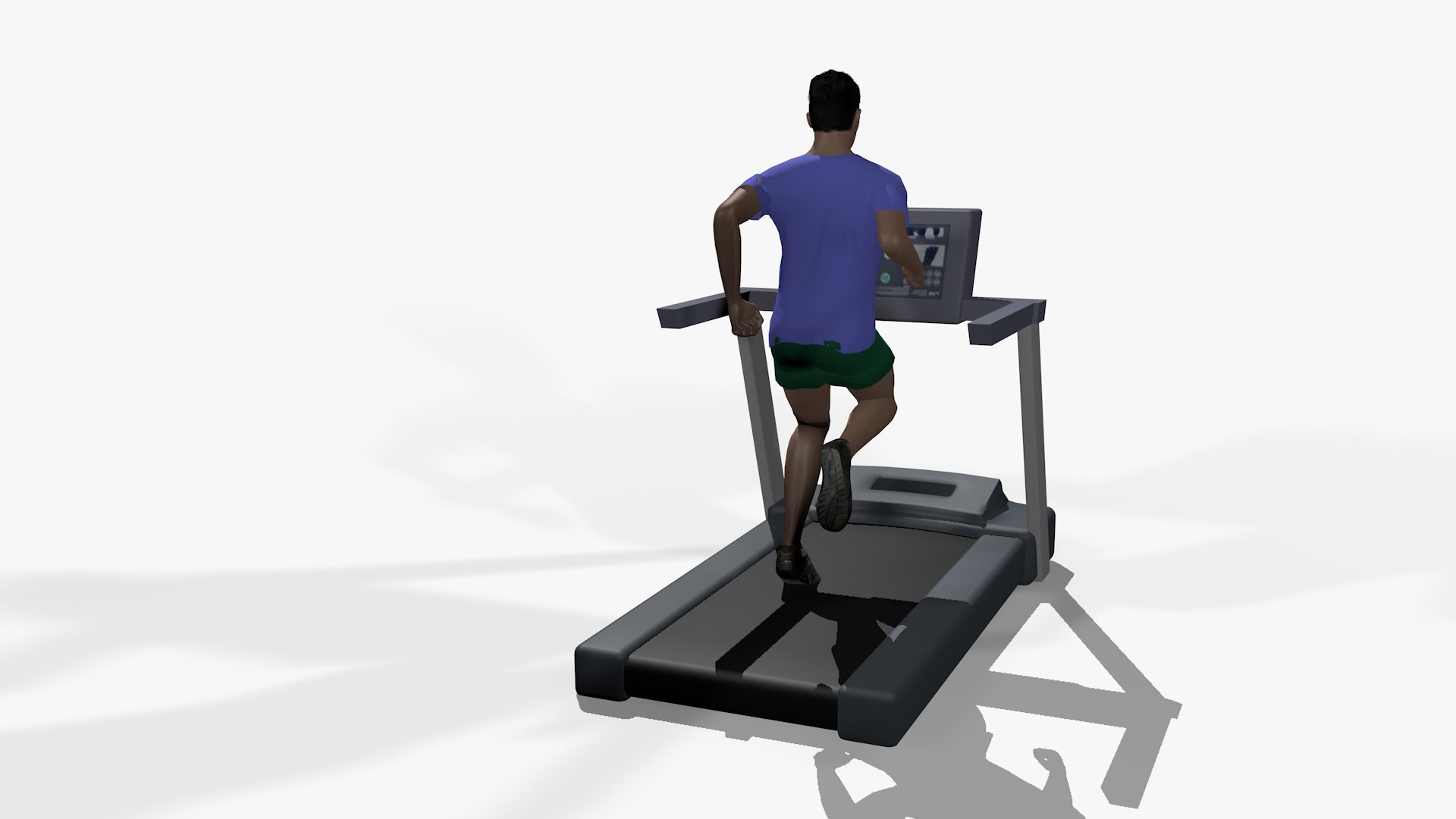 Man Running Treadmill Animation 3D - TurboSquid 1535917