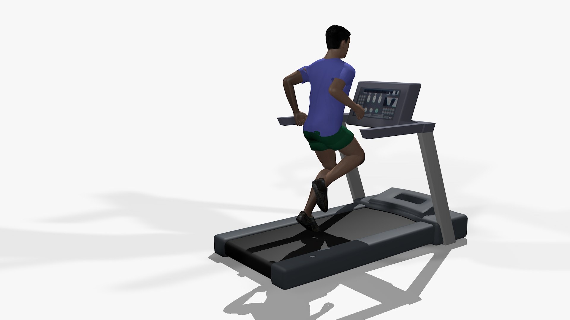 Man Running Treadmill Animation 3D - TurboSquid 1535917