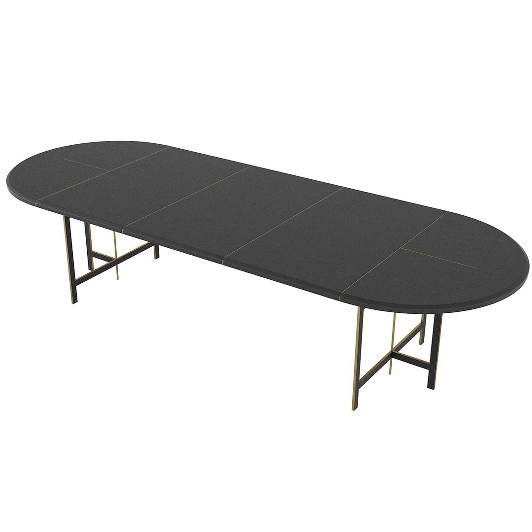 Baxter Dining Table 3D Model - TurboSquid 1411706