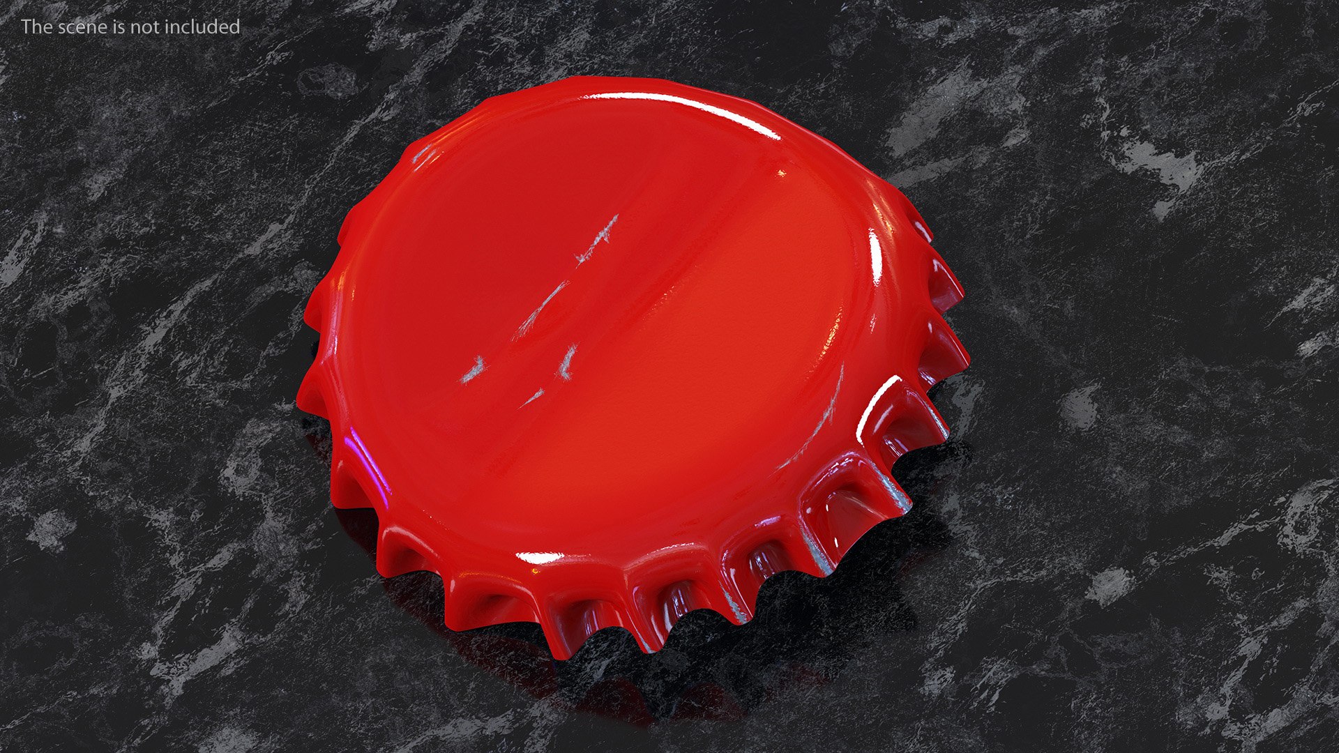 3D Bent Bottle Cap - TurboSquid 2189667