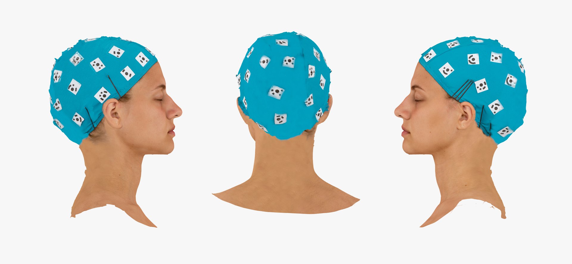 Penelope RAW Scans Eyes Neutral And Eyes Closed Collection 3D Model ...