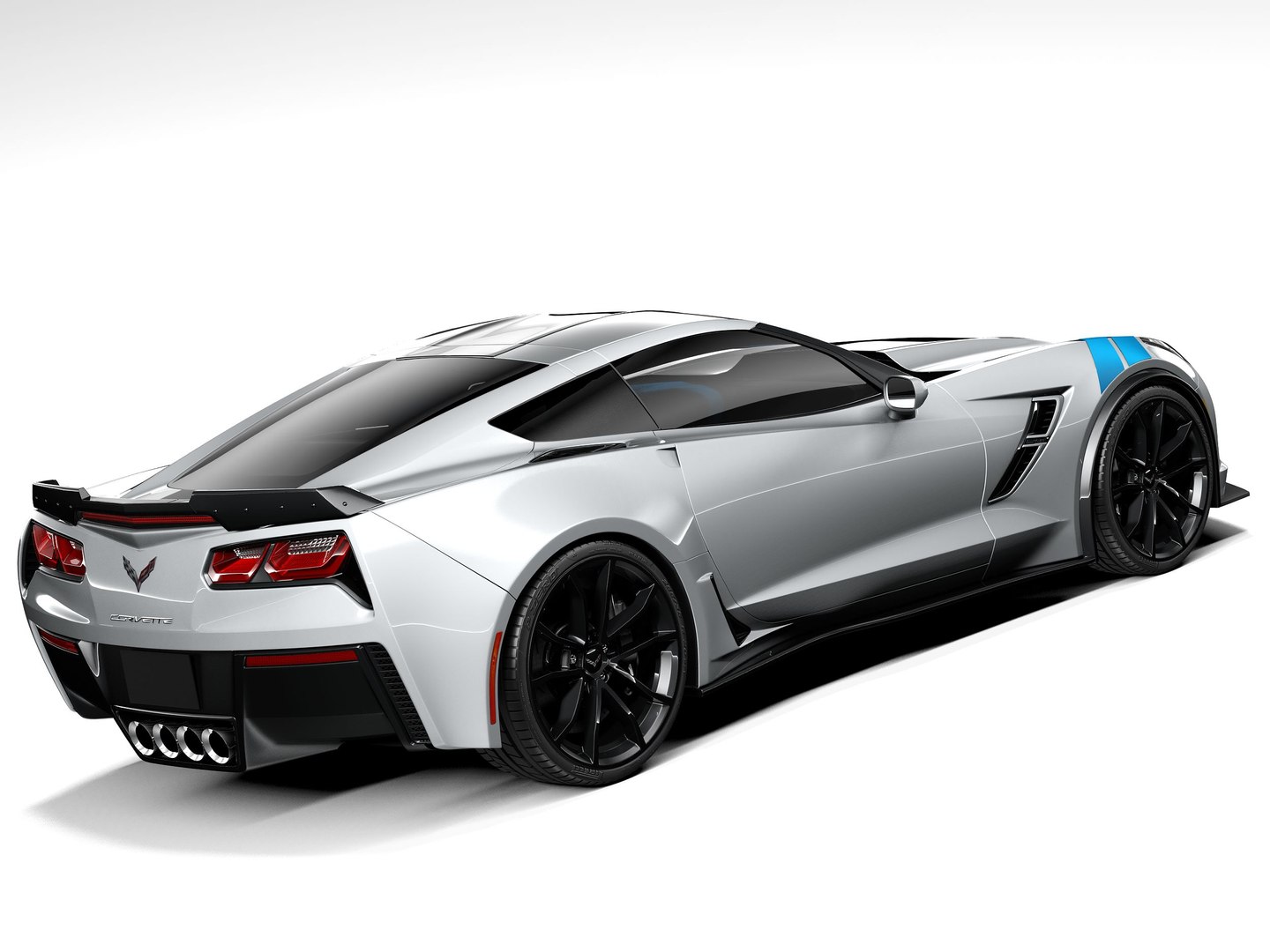 Chevrolet Corvette Grand Sport 2017 3D Model - TurboSquid 2217665