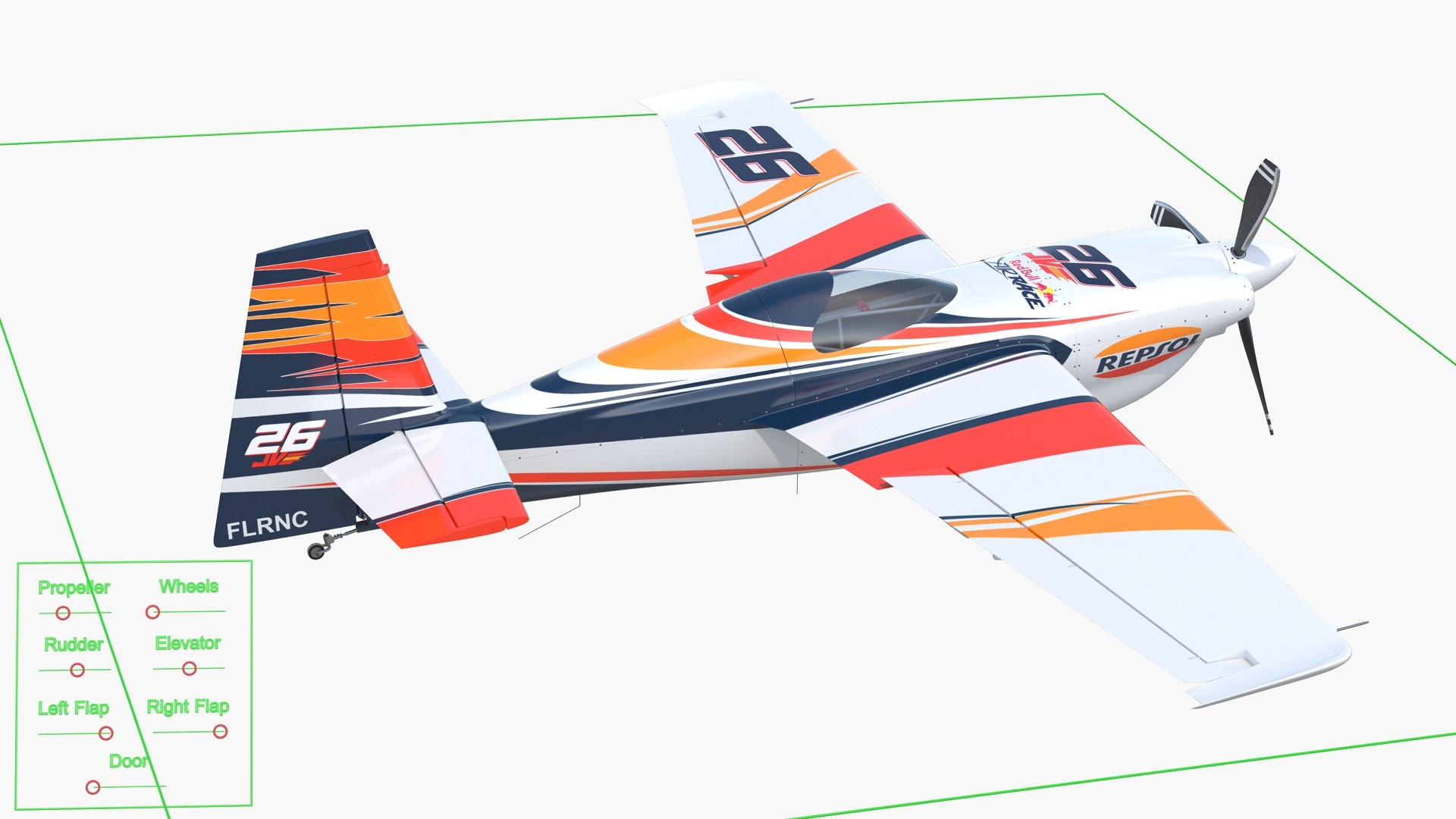 3D Zivko Edge 540 Aerobatic - TurboSquid 1464125