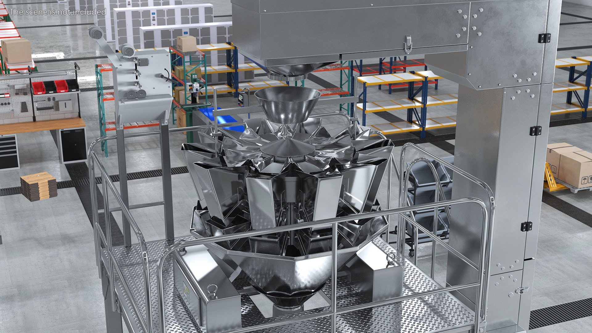 Vertical Fill Food Packaging Machine 3D - TurboSquid 2269777