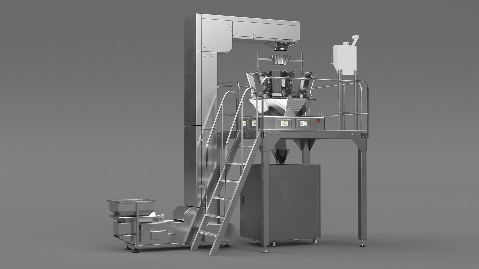 Vertical Fill Food Packaging Machine 3D - TurboSquid 2269777