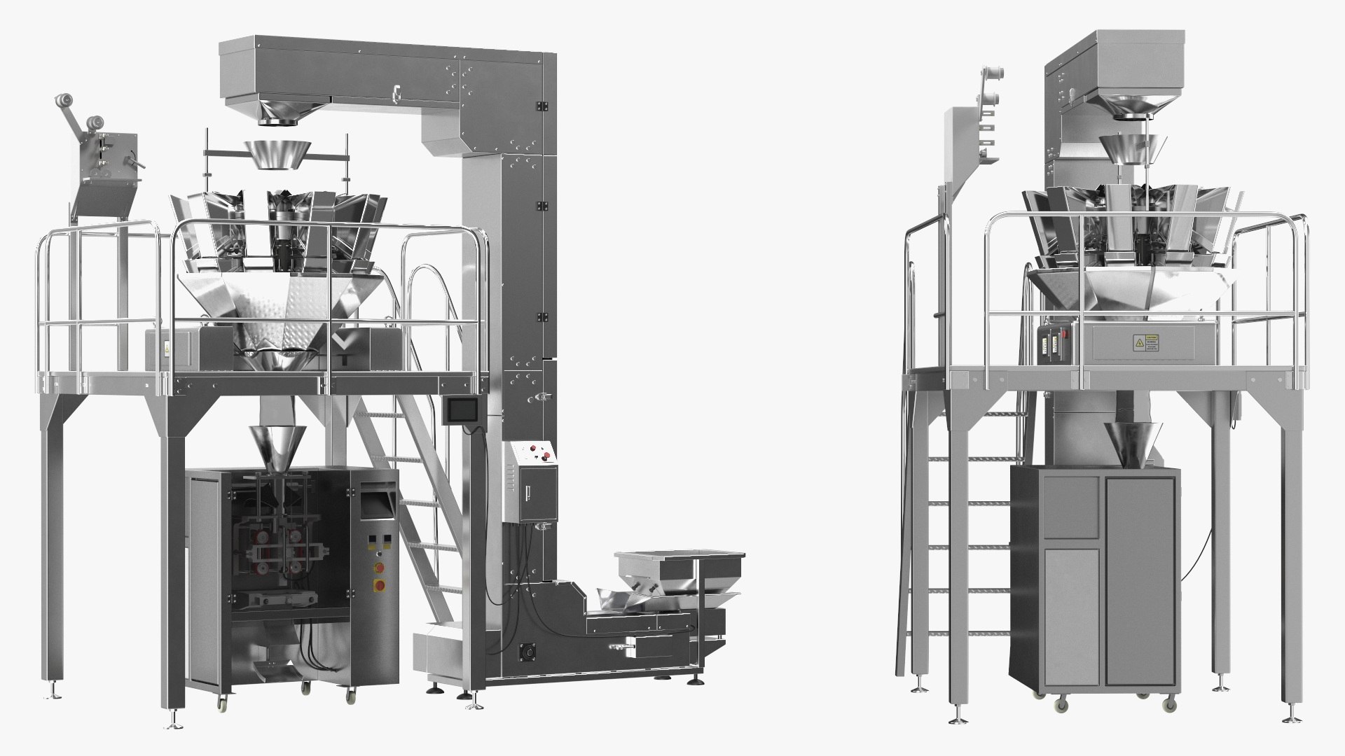 Vertical Fill Food Packaging Machine 3D - TurboSquid 2269777