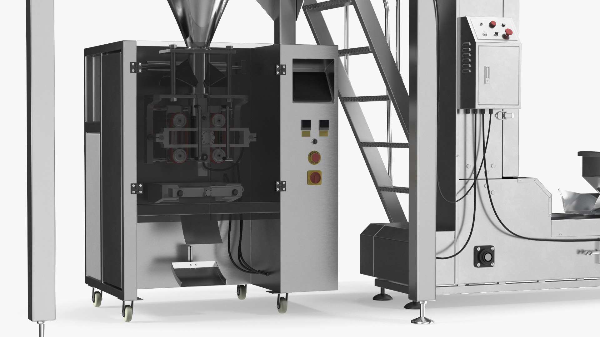 Vertical Fill Food Packaging Machine 3D - TurboSquid 2269777