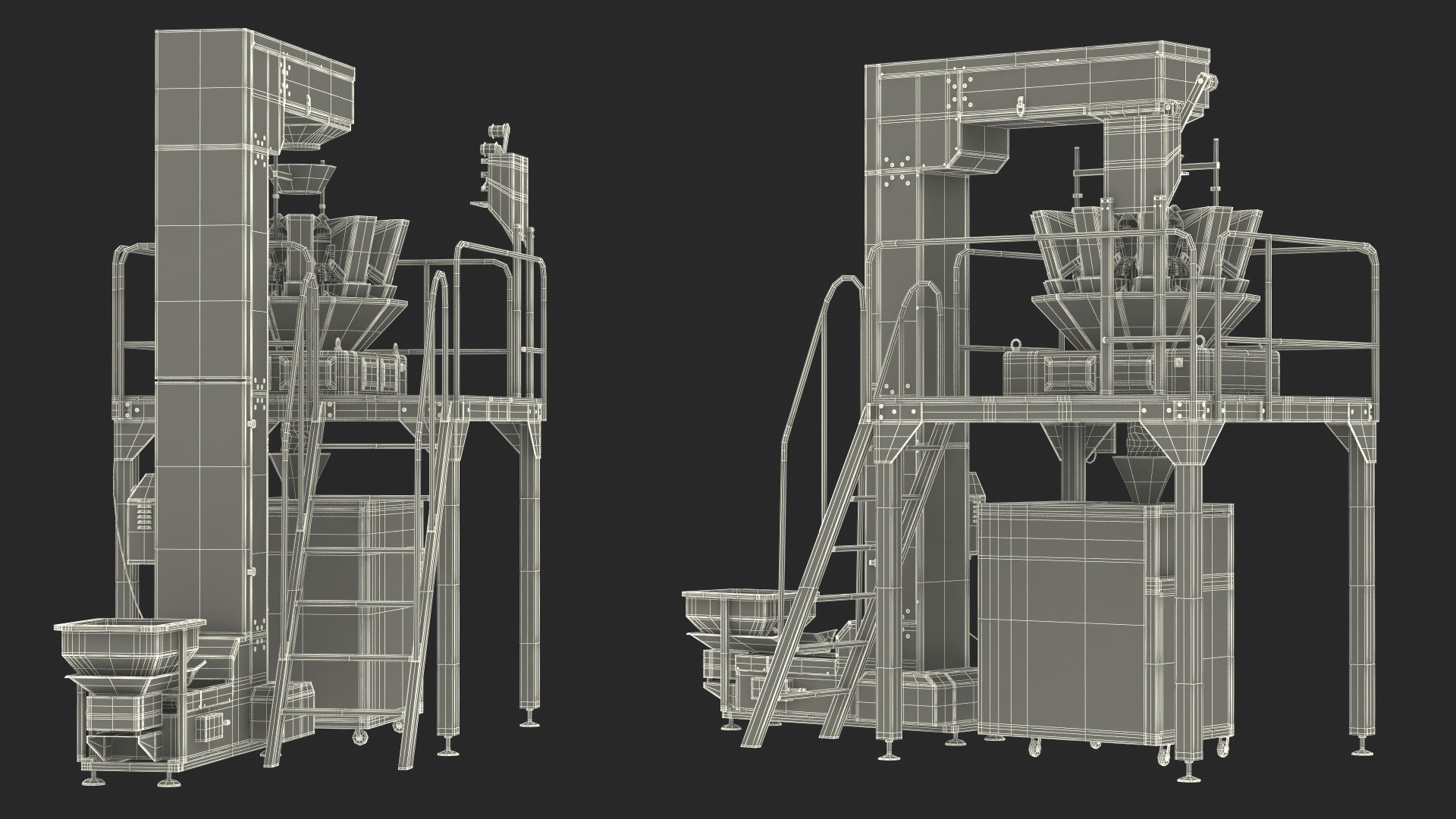Vertical Fill Food Packaging Machine 3D - TurboSquid 2269777