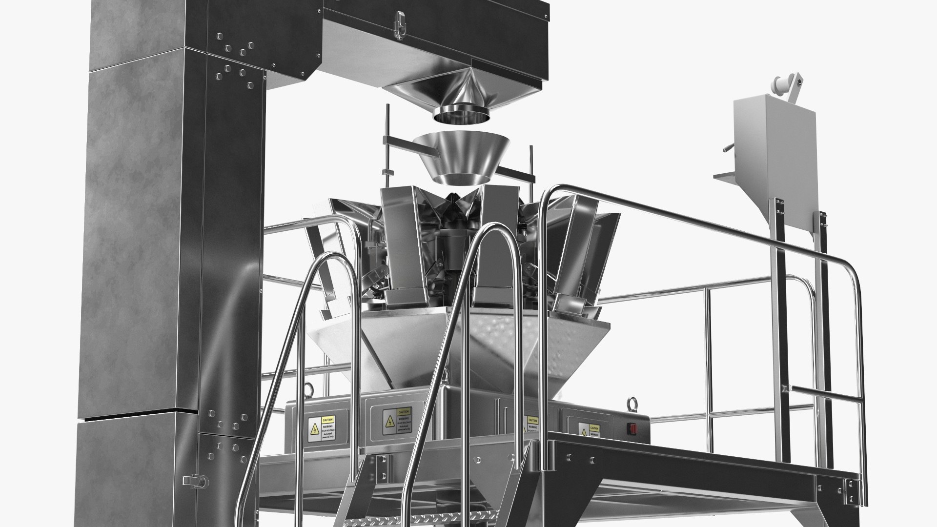 Vertical Fill Food Packaging Machine 3D - TurboSquid 2269777