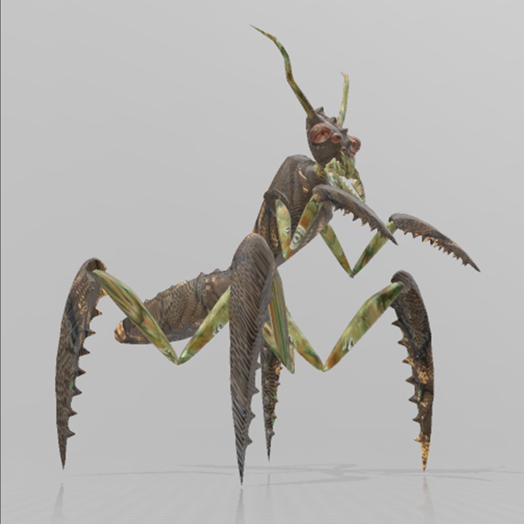 Lumberjack Alien Mantis 3D Model - TurboSquid 1768753