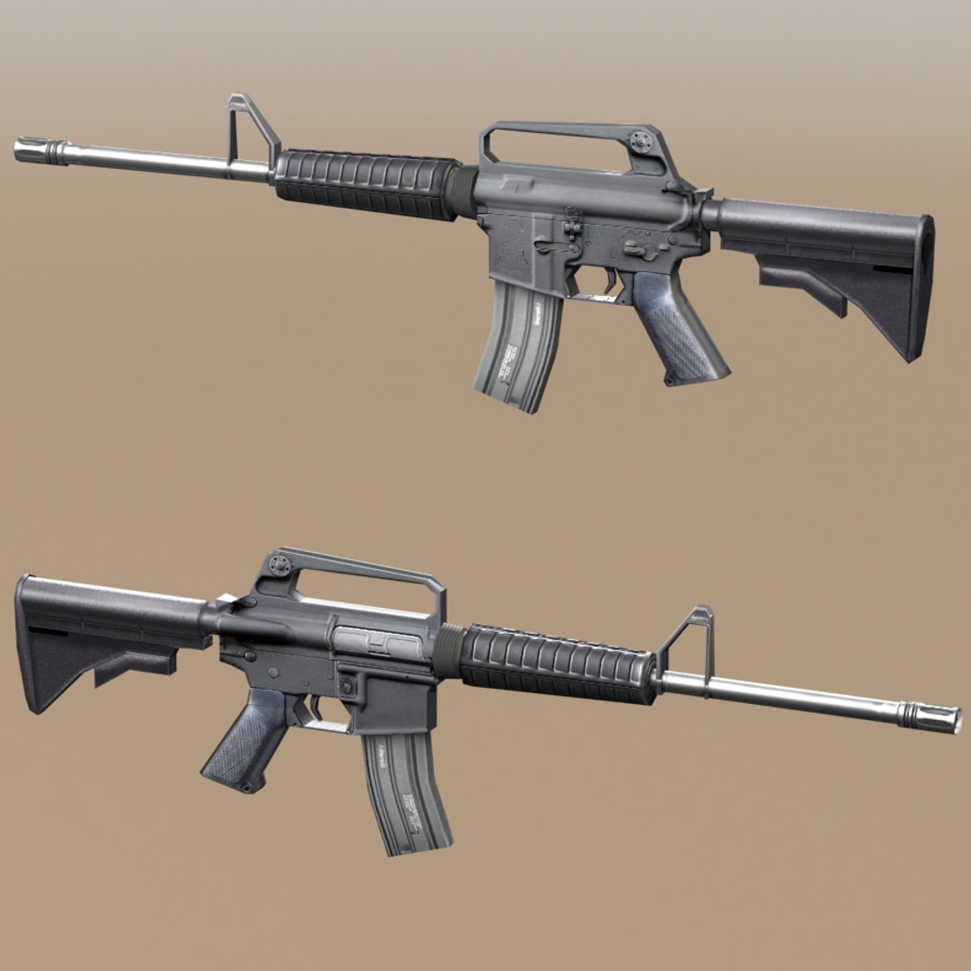 3d Soldier M4 Carbine Model