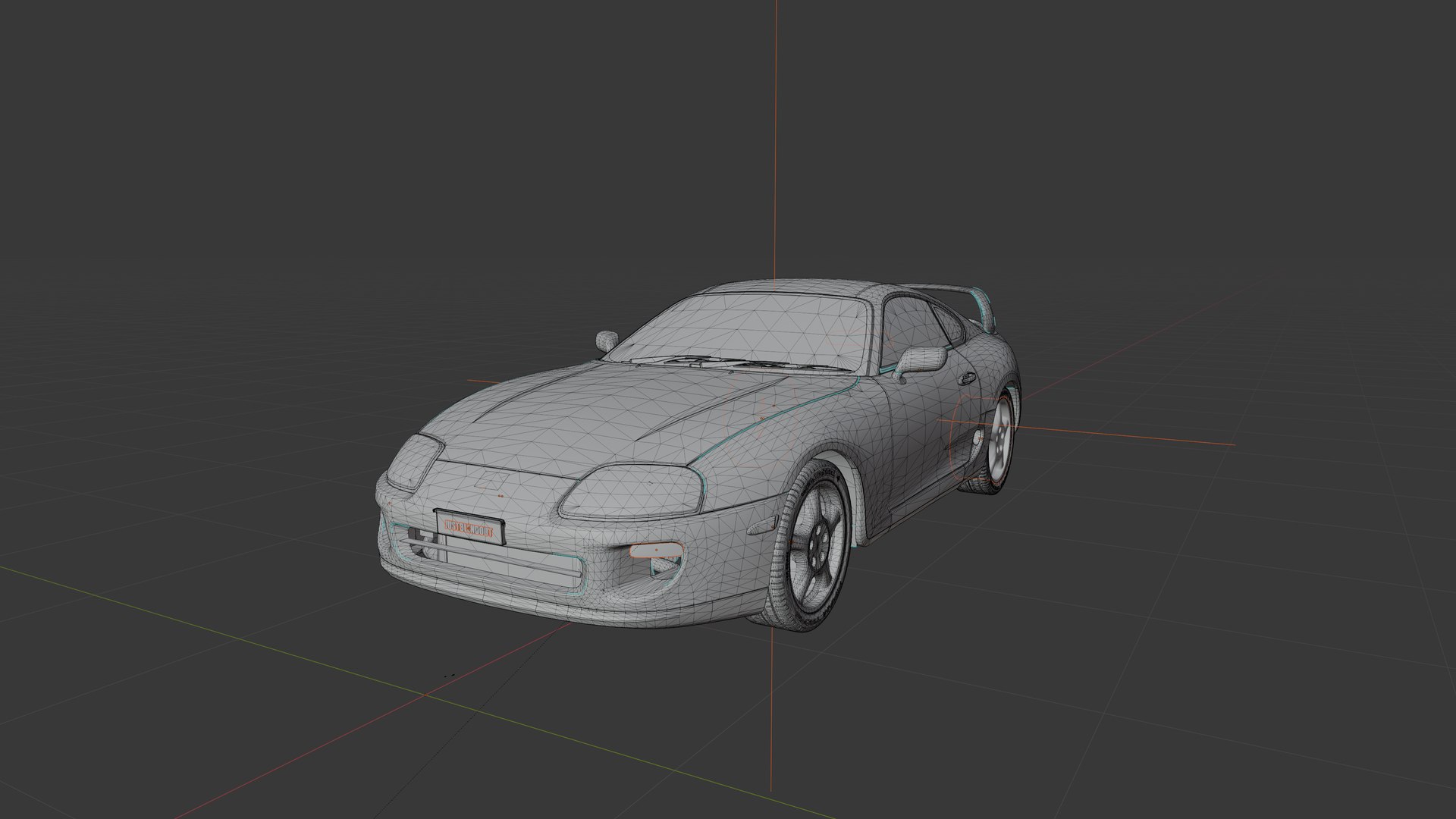 3D Toyota Supra 2000 - TurboSquid 2286547