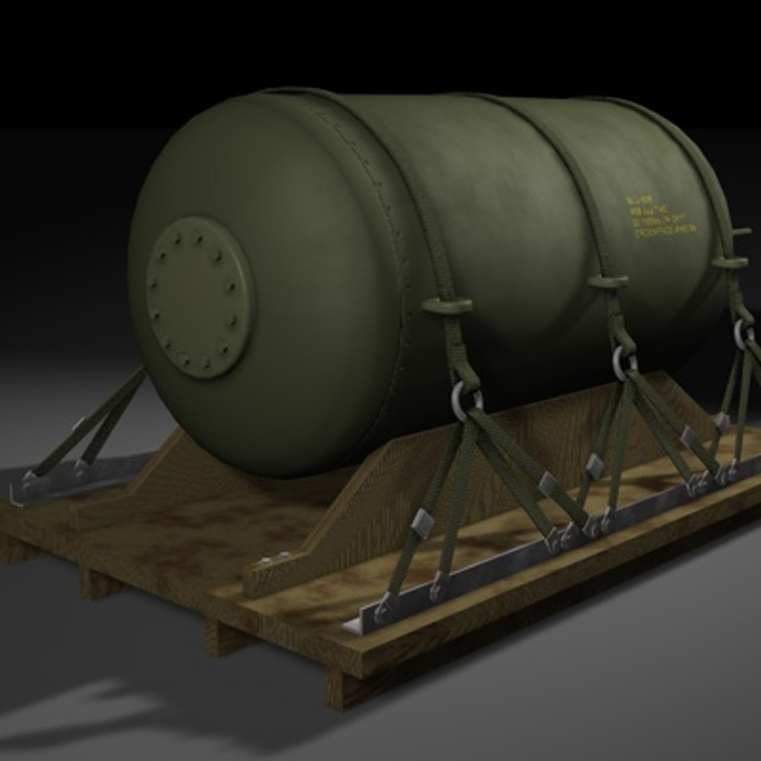 Blu-82b Daisy Cutter Bomb 3d Model