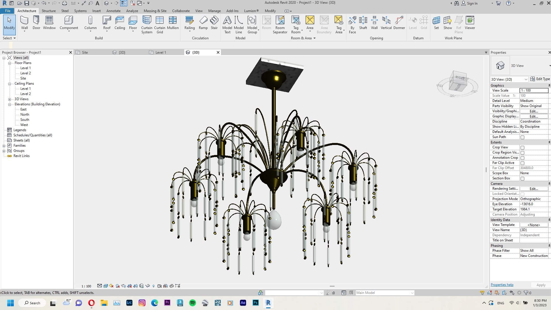modelo 3d Lamp Revit Family - TurboSquid 2008696
