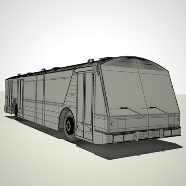 airport bus 3d model