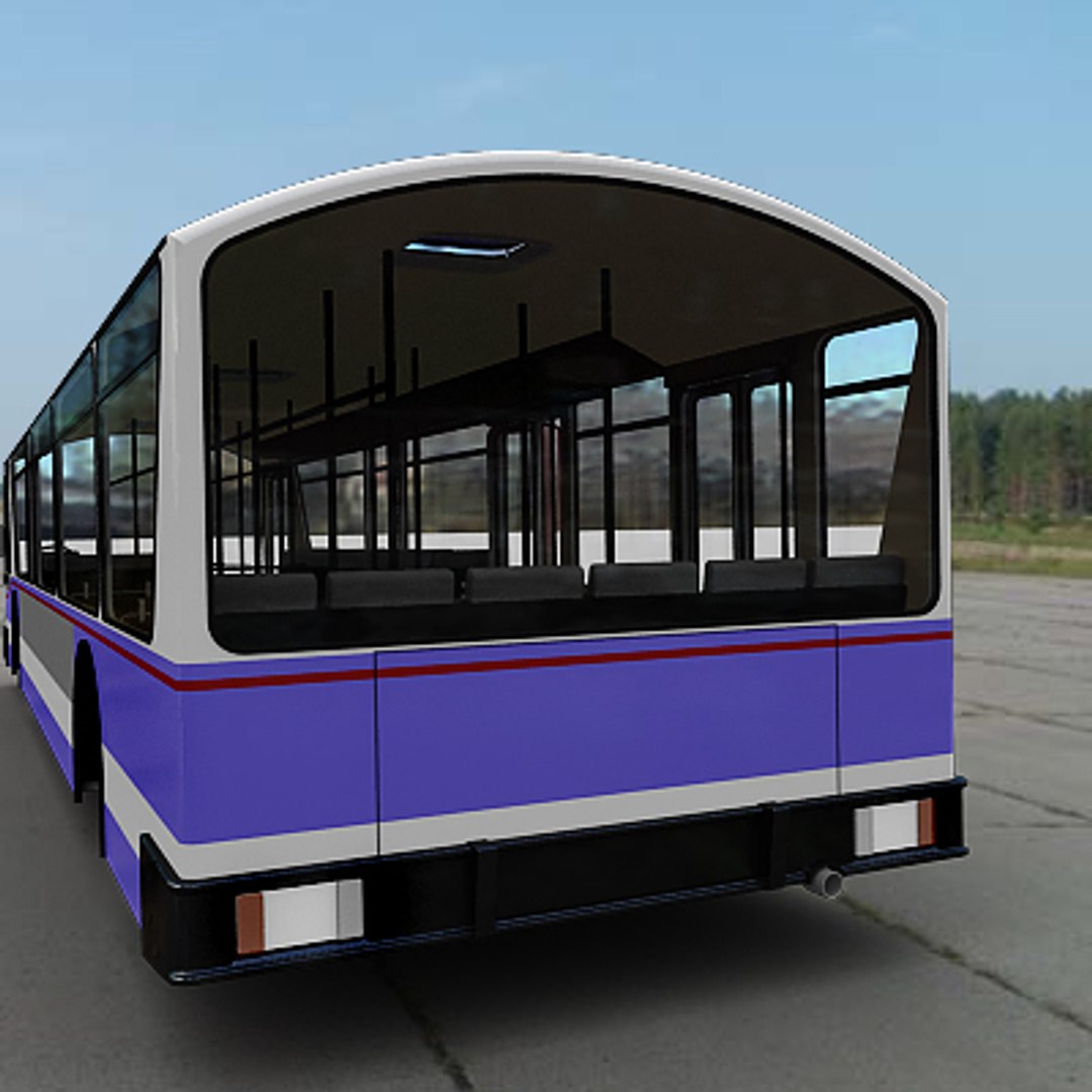 airport bus 3d model