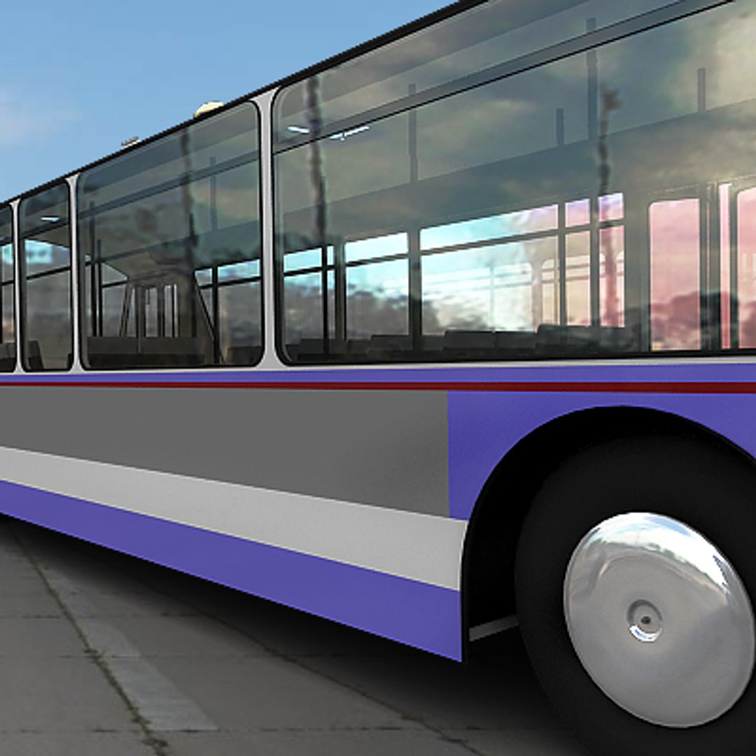 airport bus 3d model