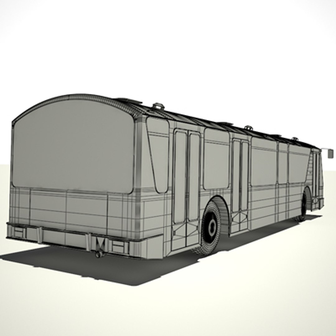 airport bus 3d model