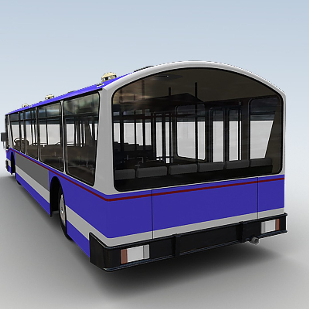 airport bus 3d model