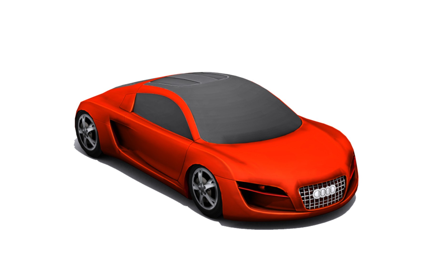 Concept Low-polygon 3d Model