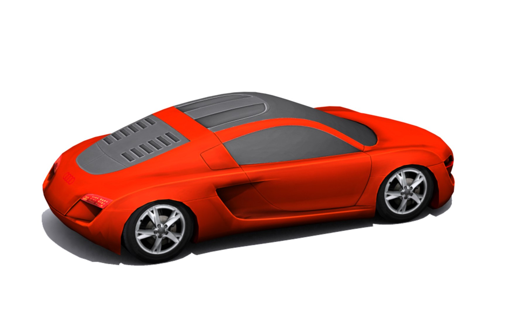 Concept Low-polygon 3d Model