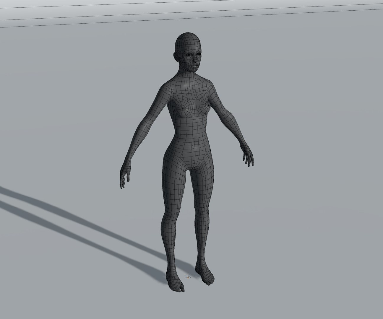 Female Body Base Mesh 28 Animations 3D Model 5k Polygons Model ...