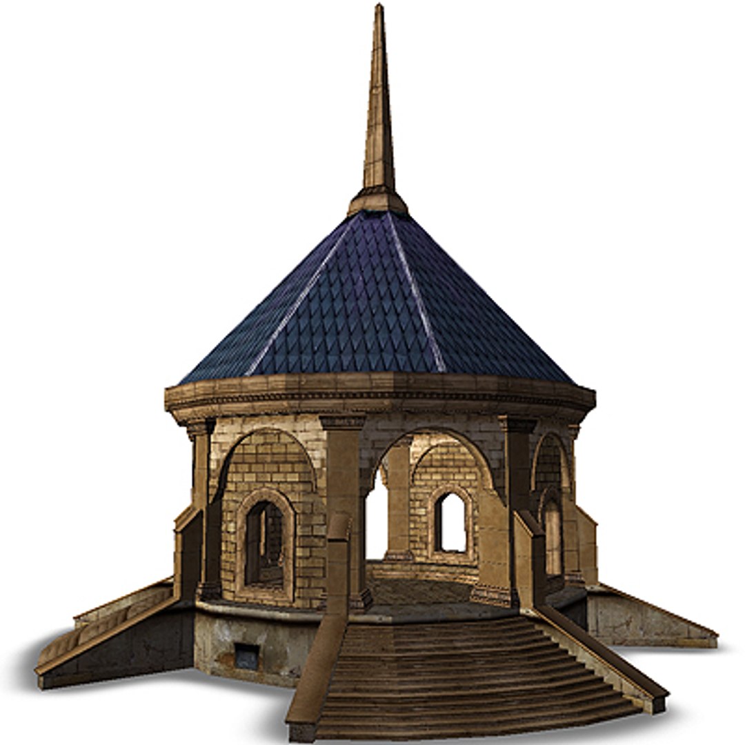 3d Temple Fantasy Sanctuary