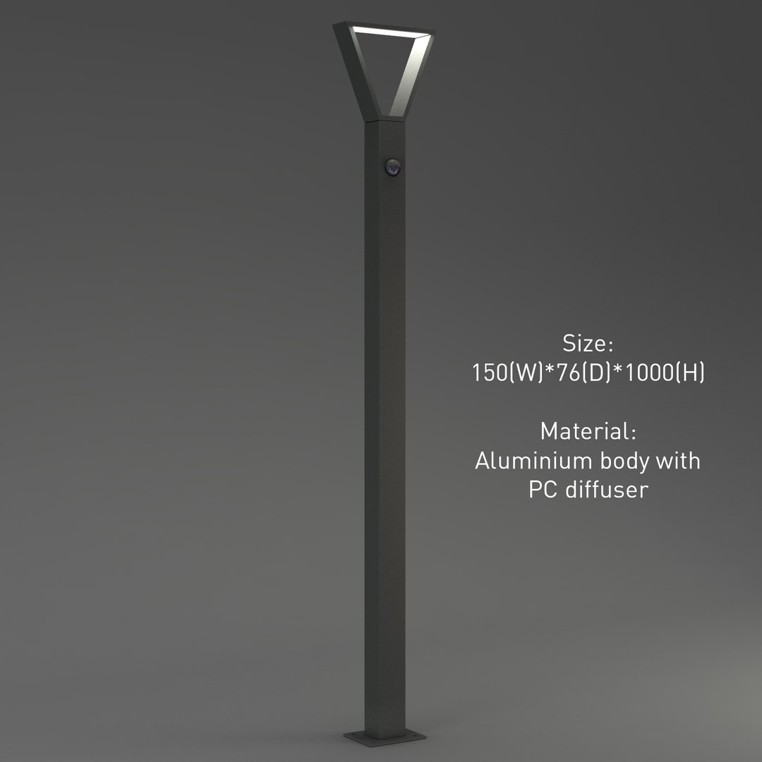 3d outdoor lighting lamp royalux