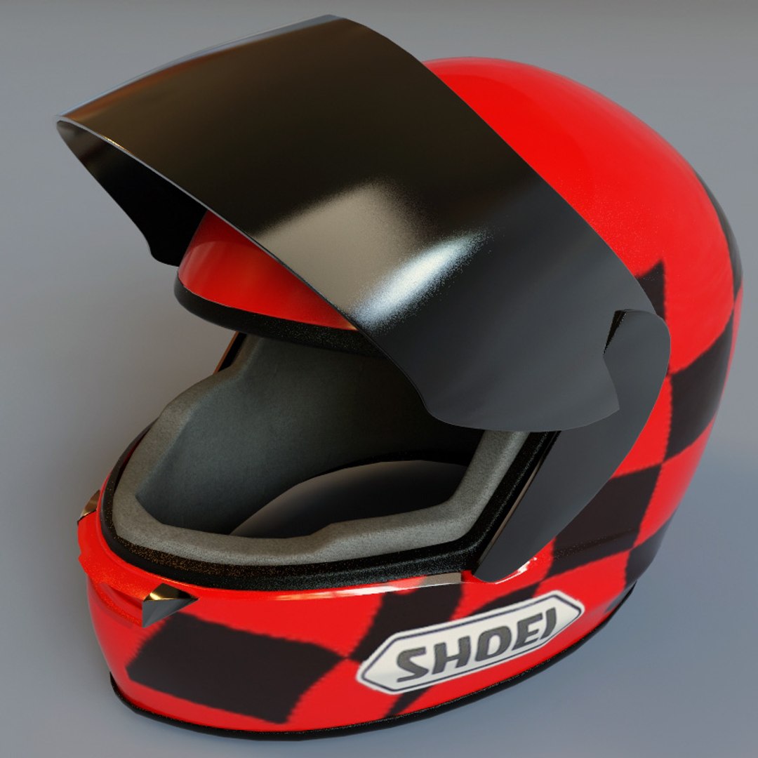 racing helmet 3d model