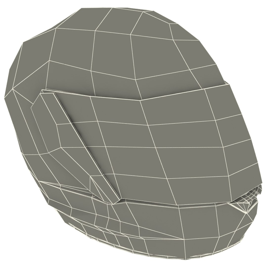 Racing Helmet 3d Model