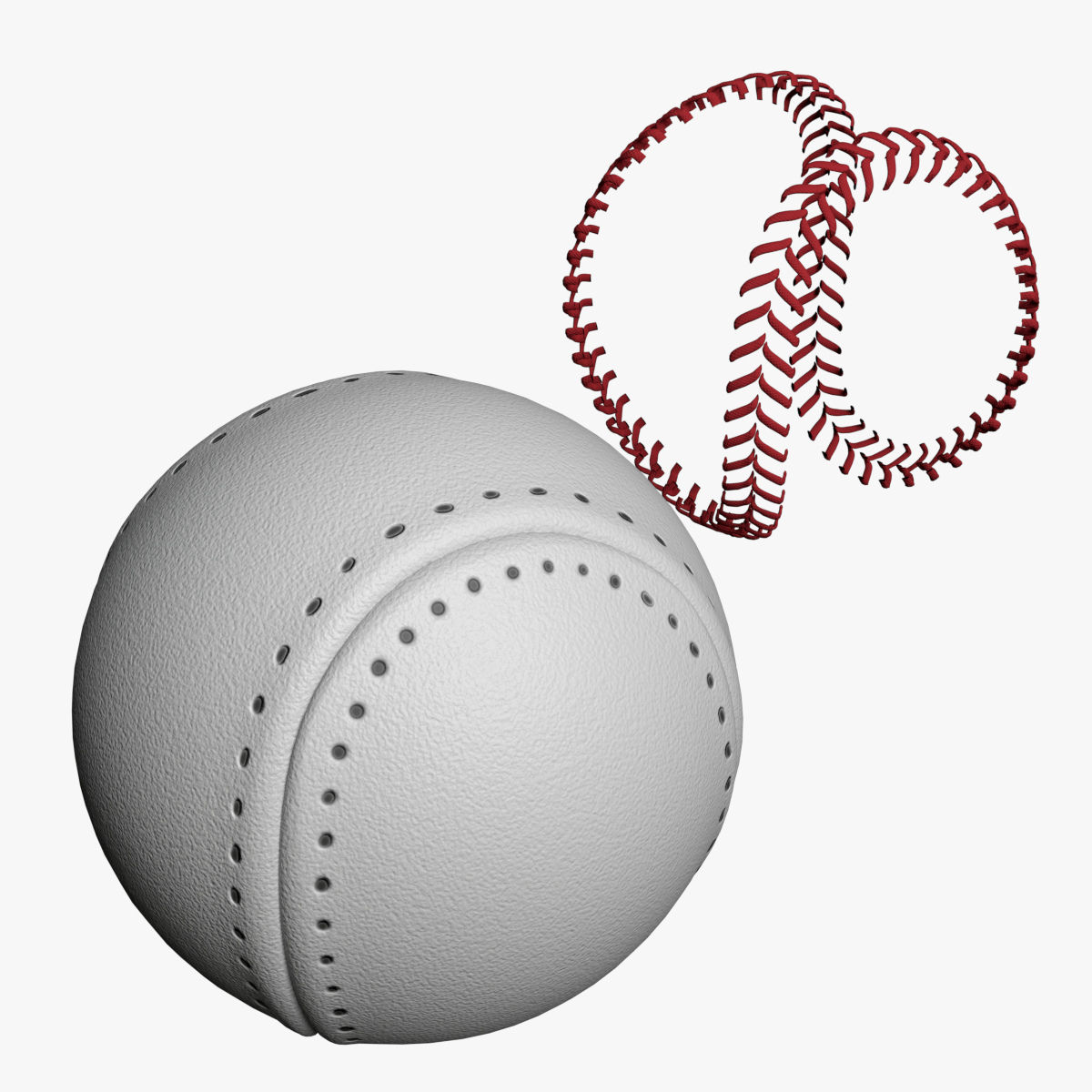 baseball ball obj