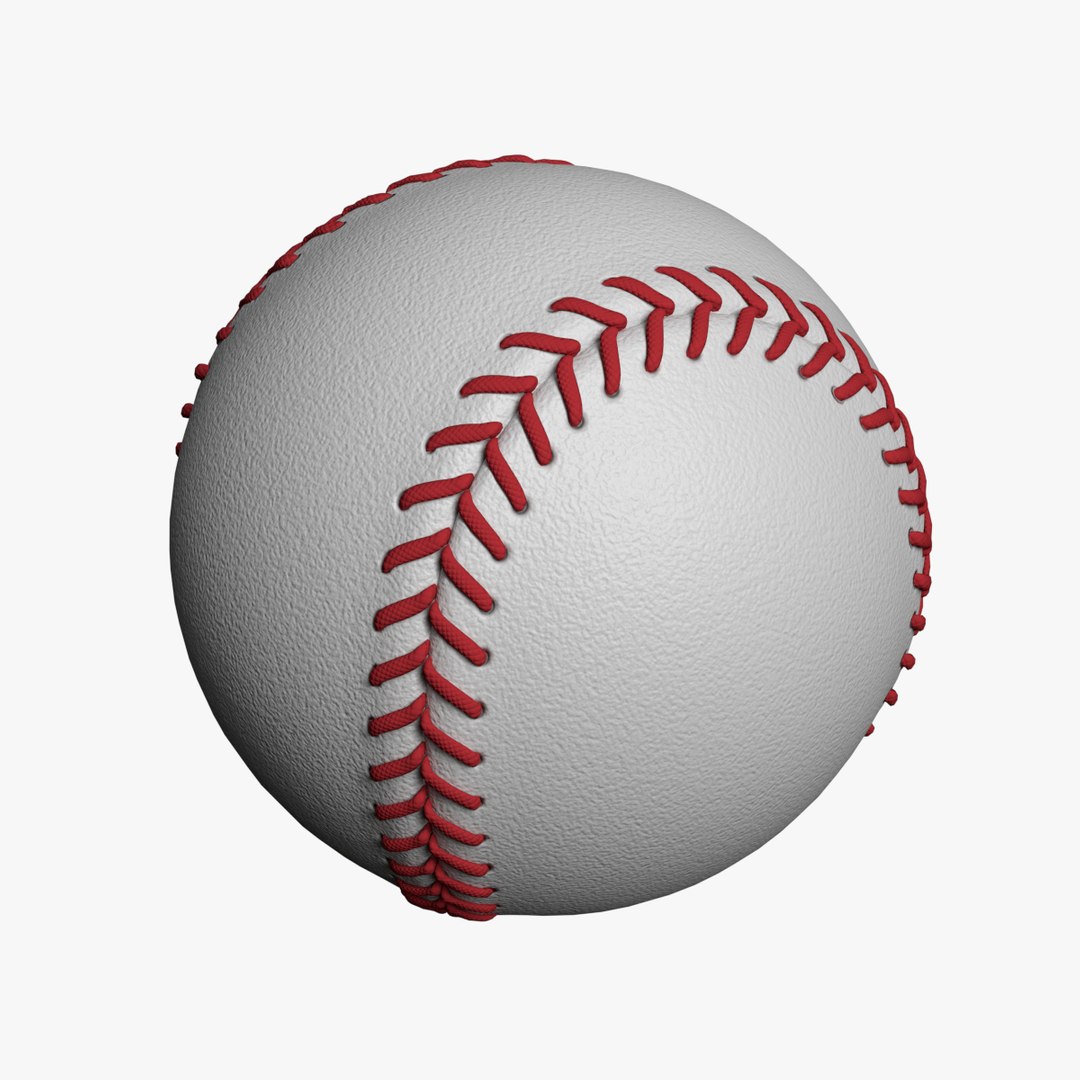 baseball ball obj