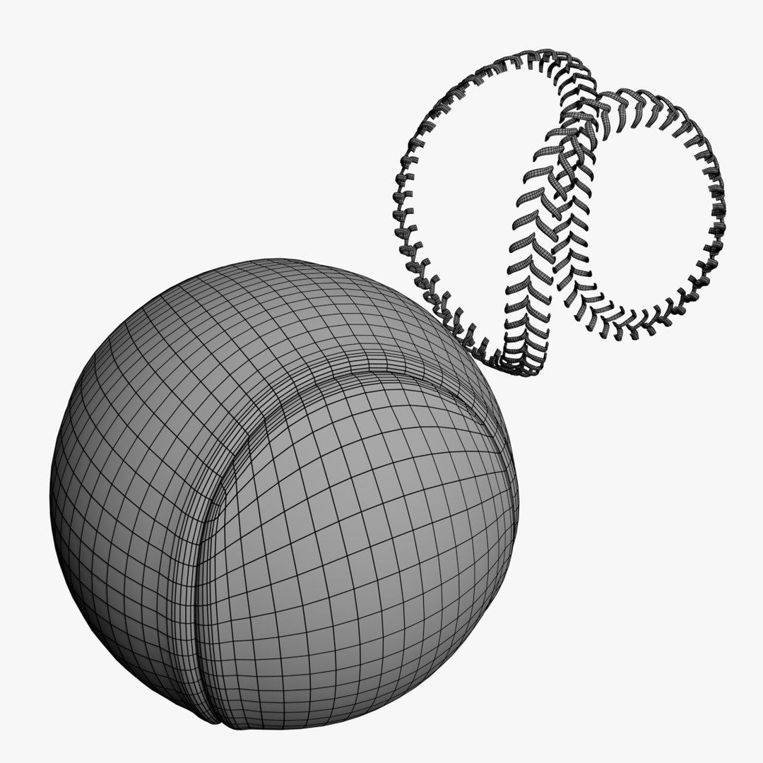 Baseball Ball Obj