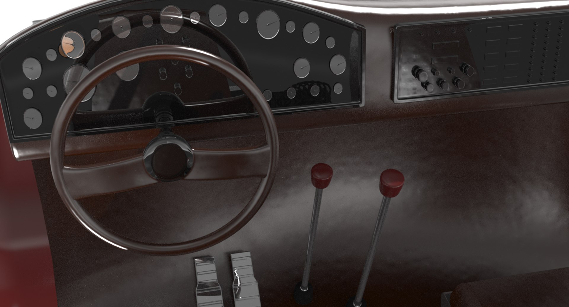 Truck Cab 3d Model