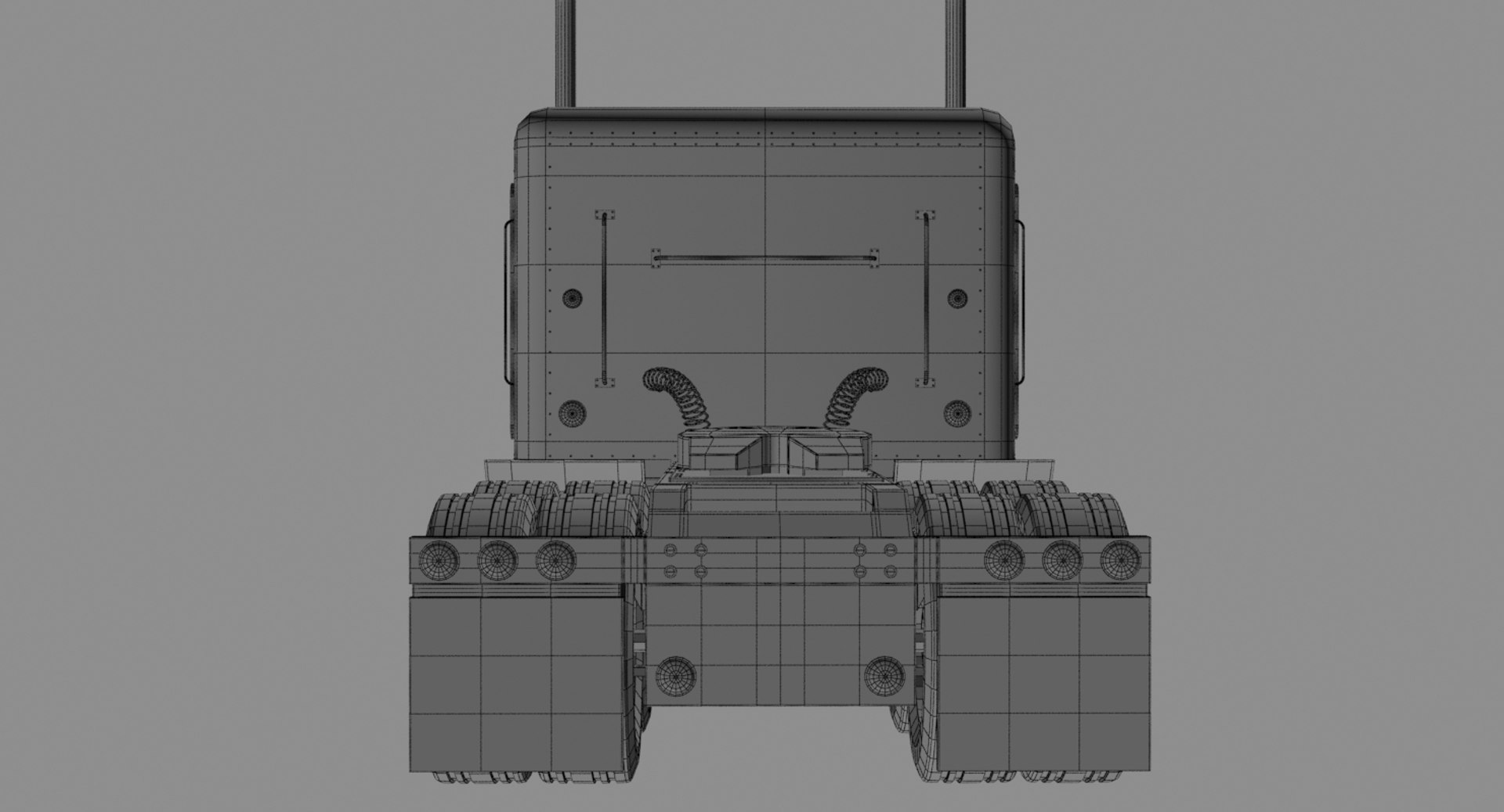 Truck Cab 3d Model