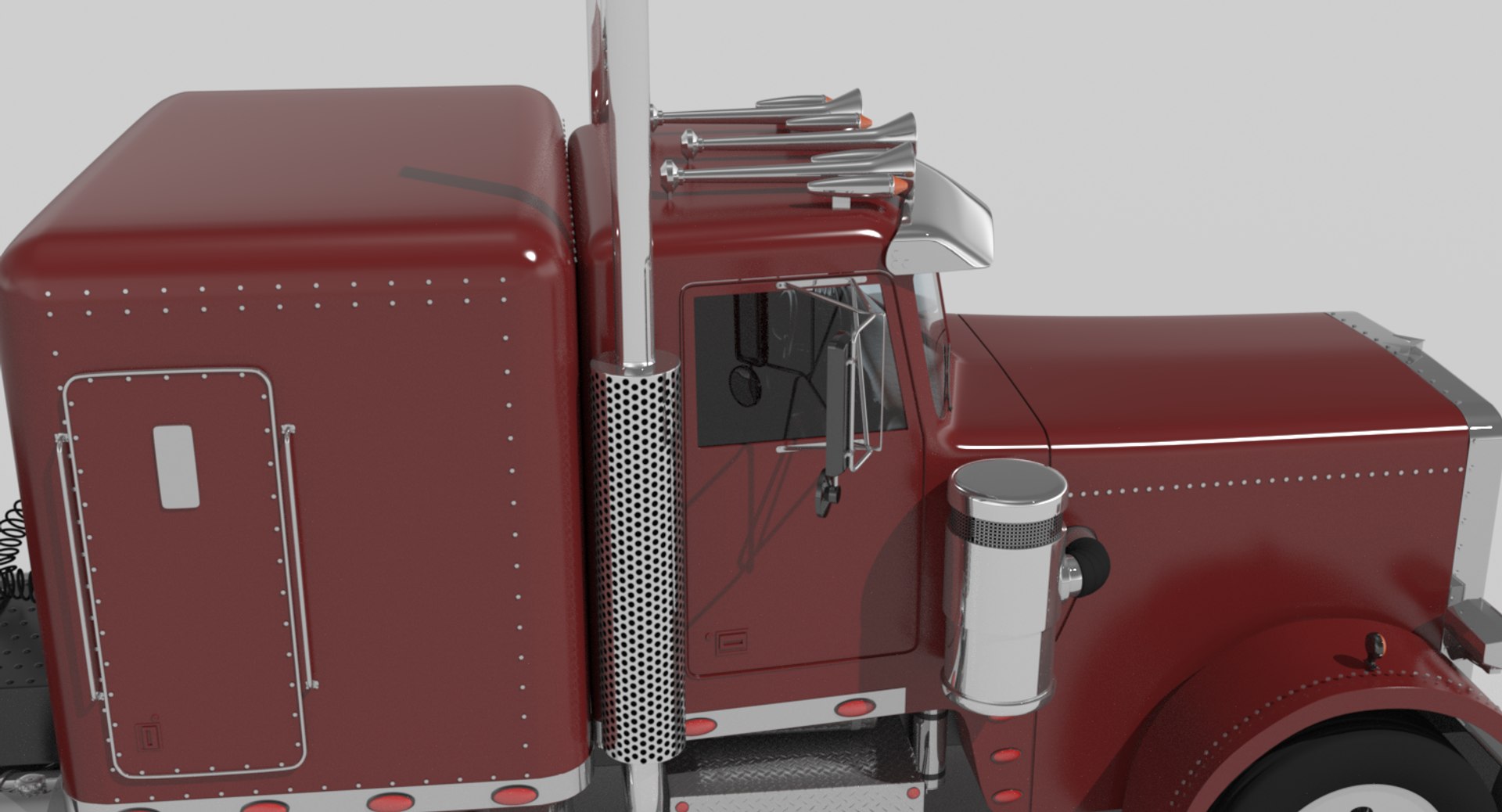 Truck Cab 3d Model