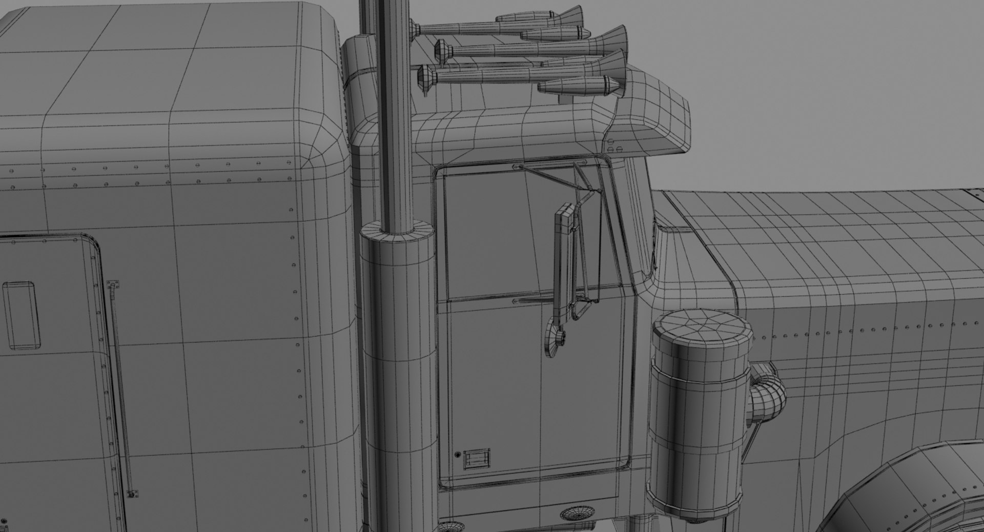 Truck Cab 3d Model