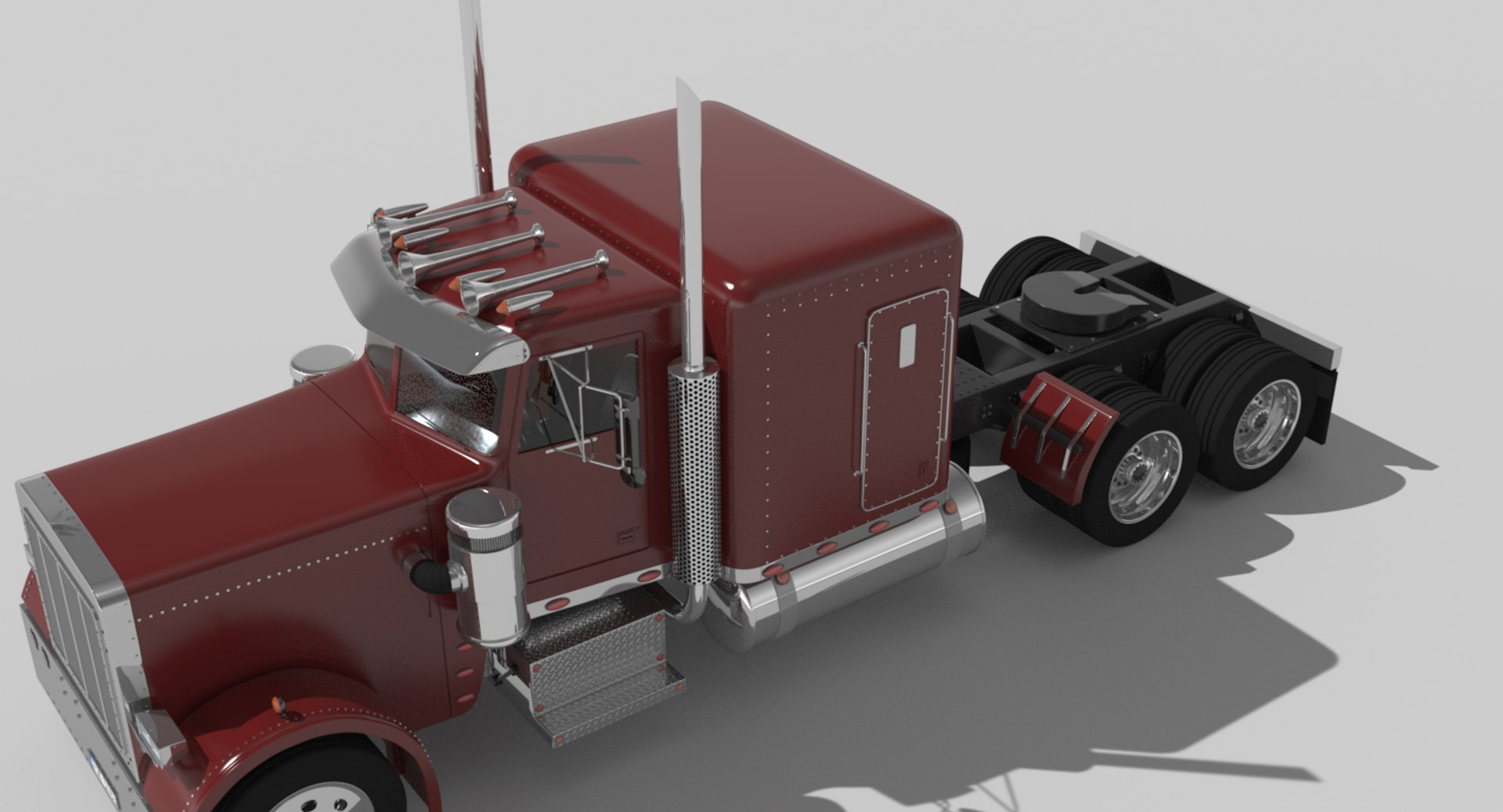 Truck Cab 3d Model