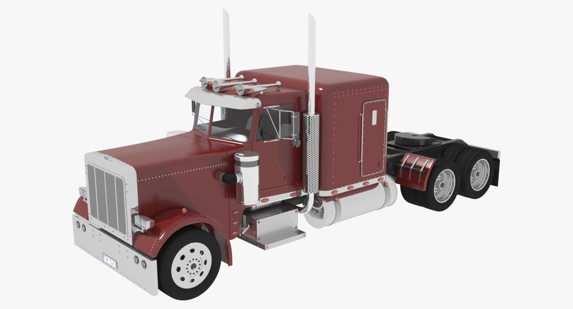 Truck Cab 3d Model