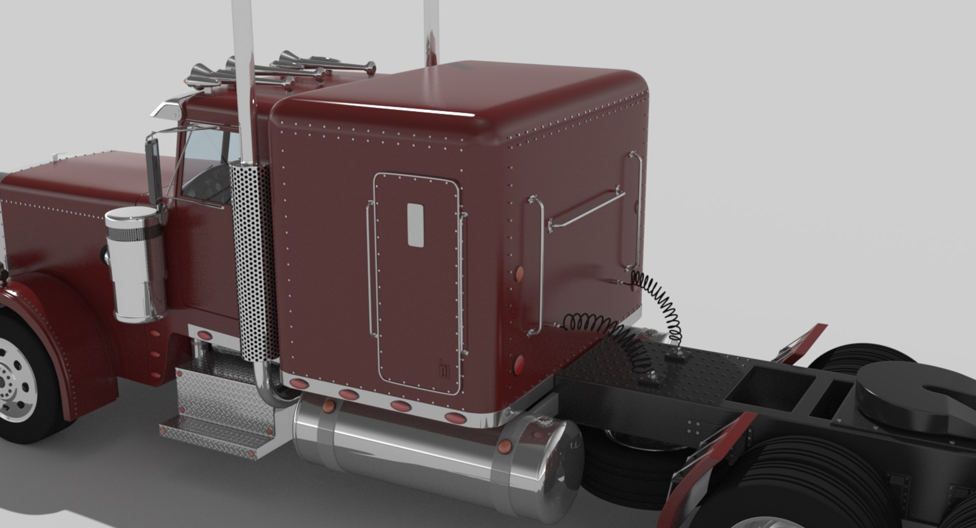 Truck Cab 3d Model
