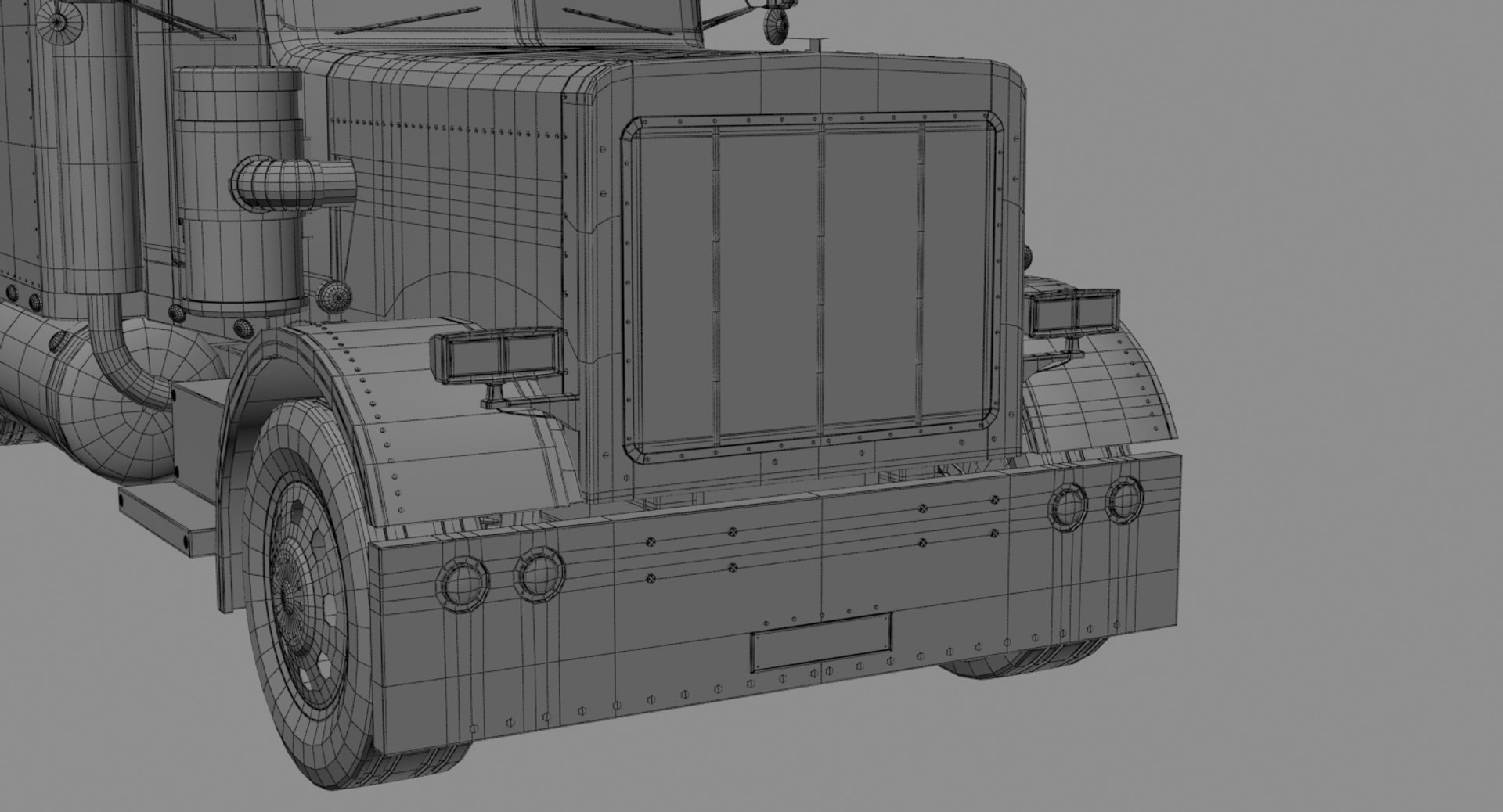 Truck Cab 3d Model
