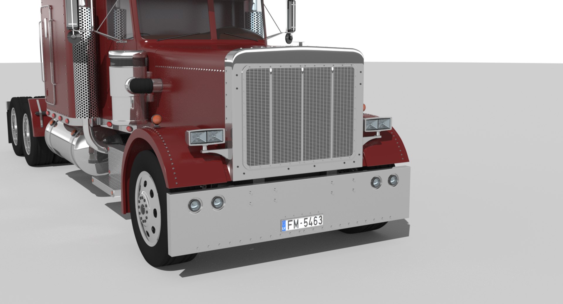 Truck Cab 3d Model