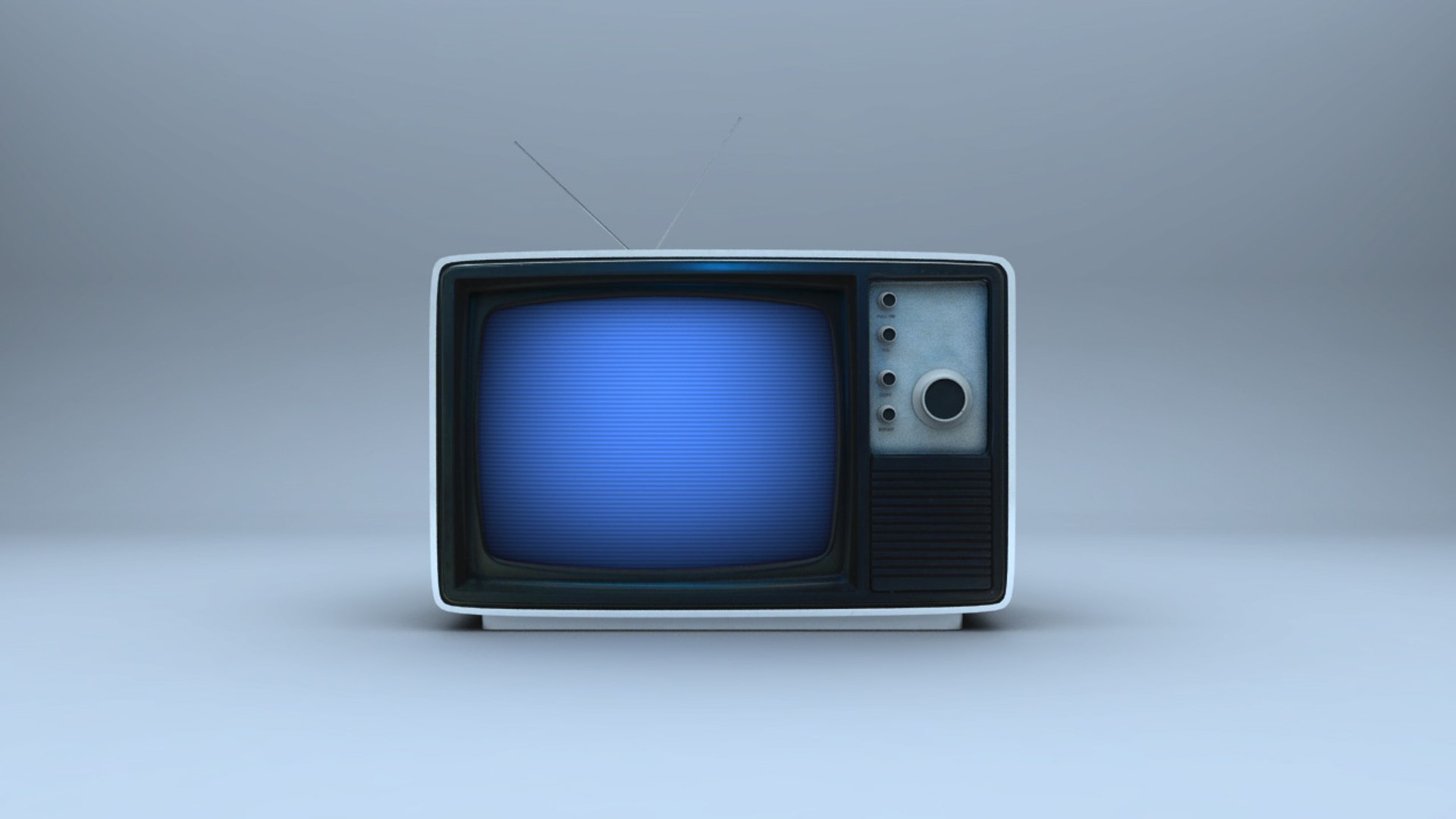3d Old Tv