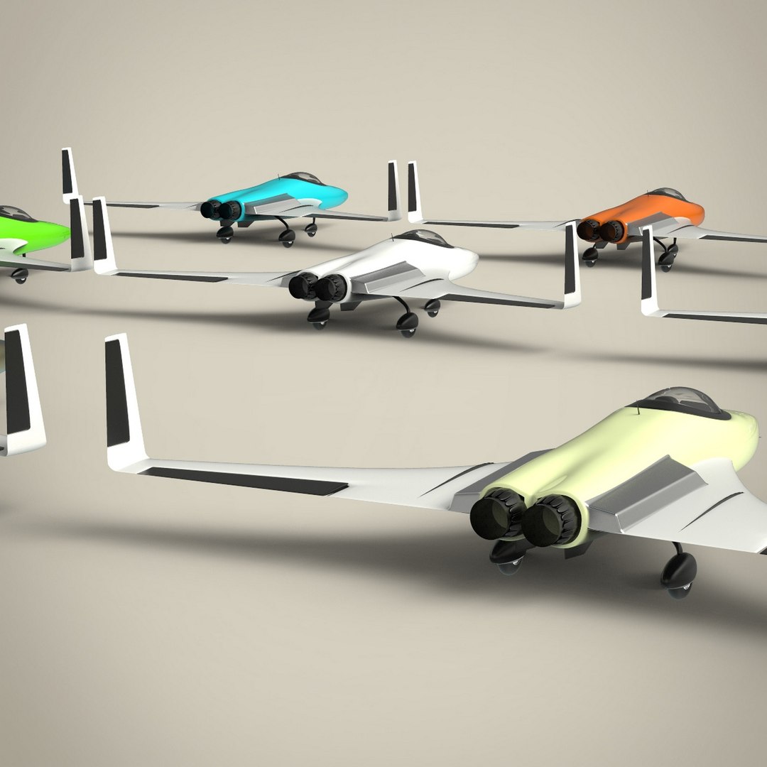 Jet planes set model - TurboSquid 2116638