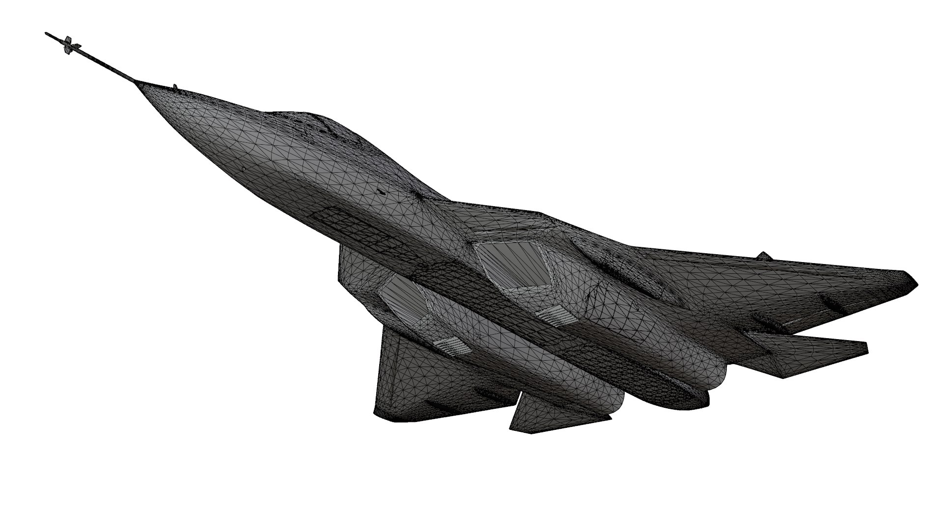 Sukhoi T-50 3D Model - TurboSquid 2327371