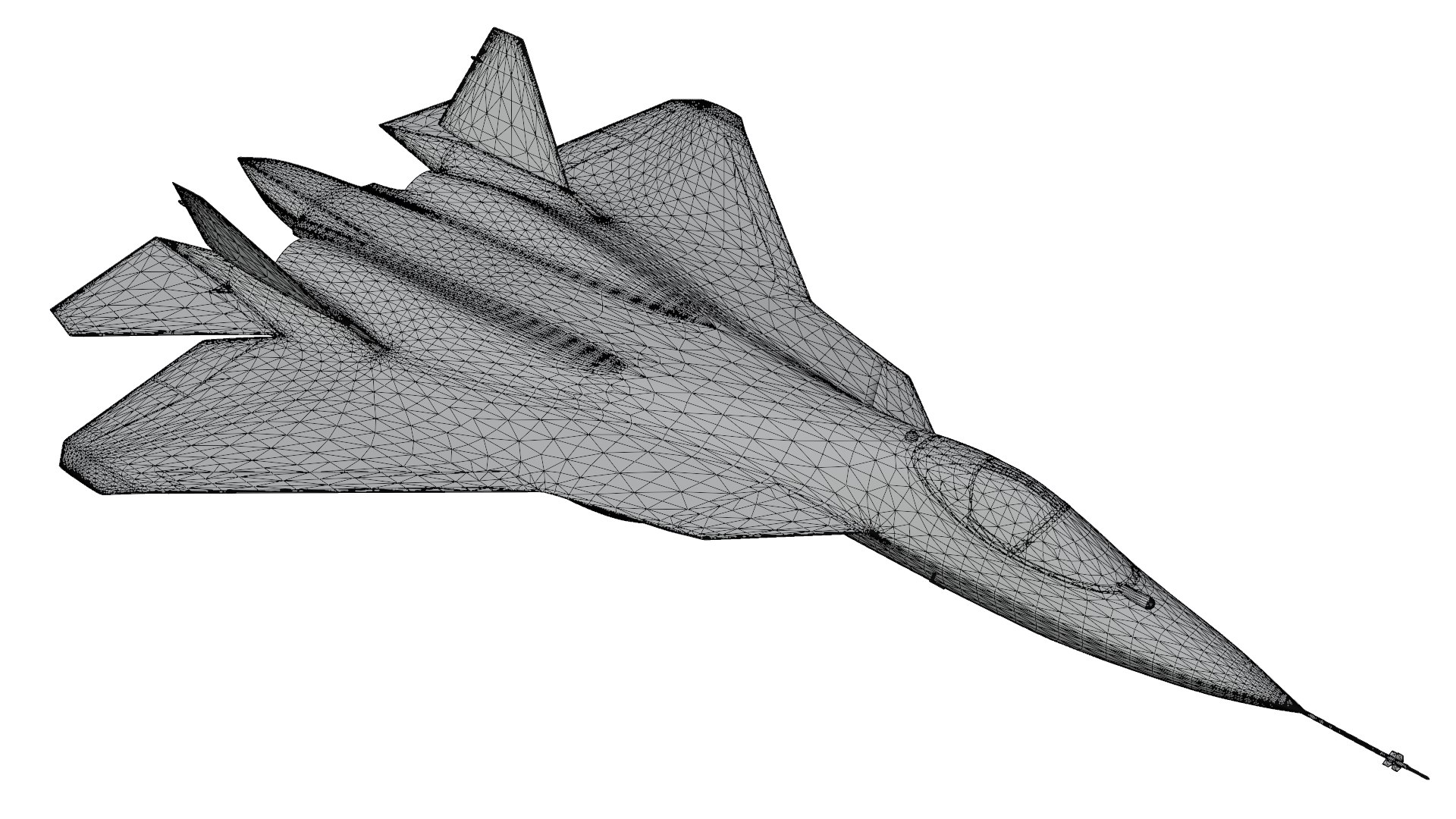 Sukhoi T-50 3D Model - TurboSquid 2327371