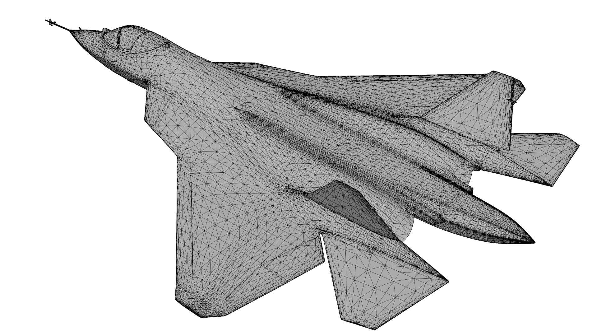 Sukhoi T-50 3D Model - TurboSquid 2327371