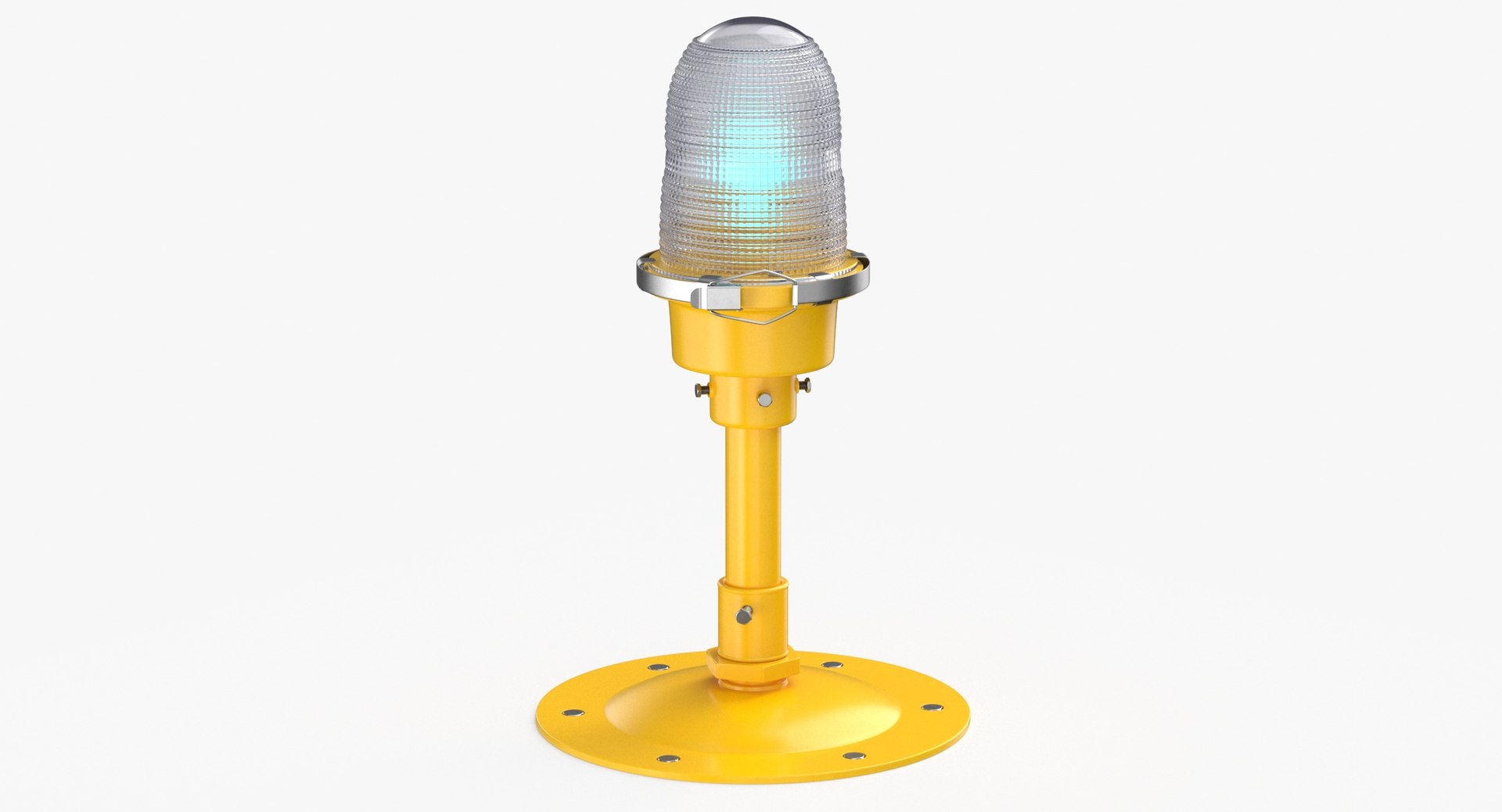 Runway Edge And Taxiway Lights Type 01 ON And OFF Clean And Dirty 3D ...