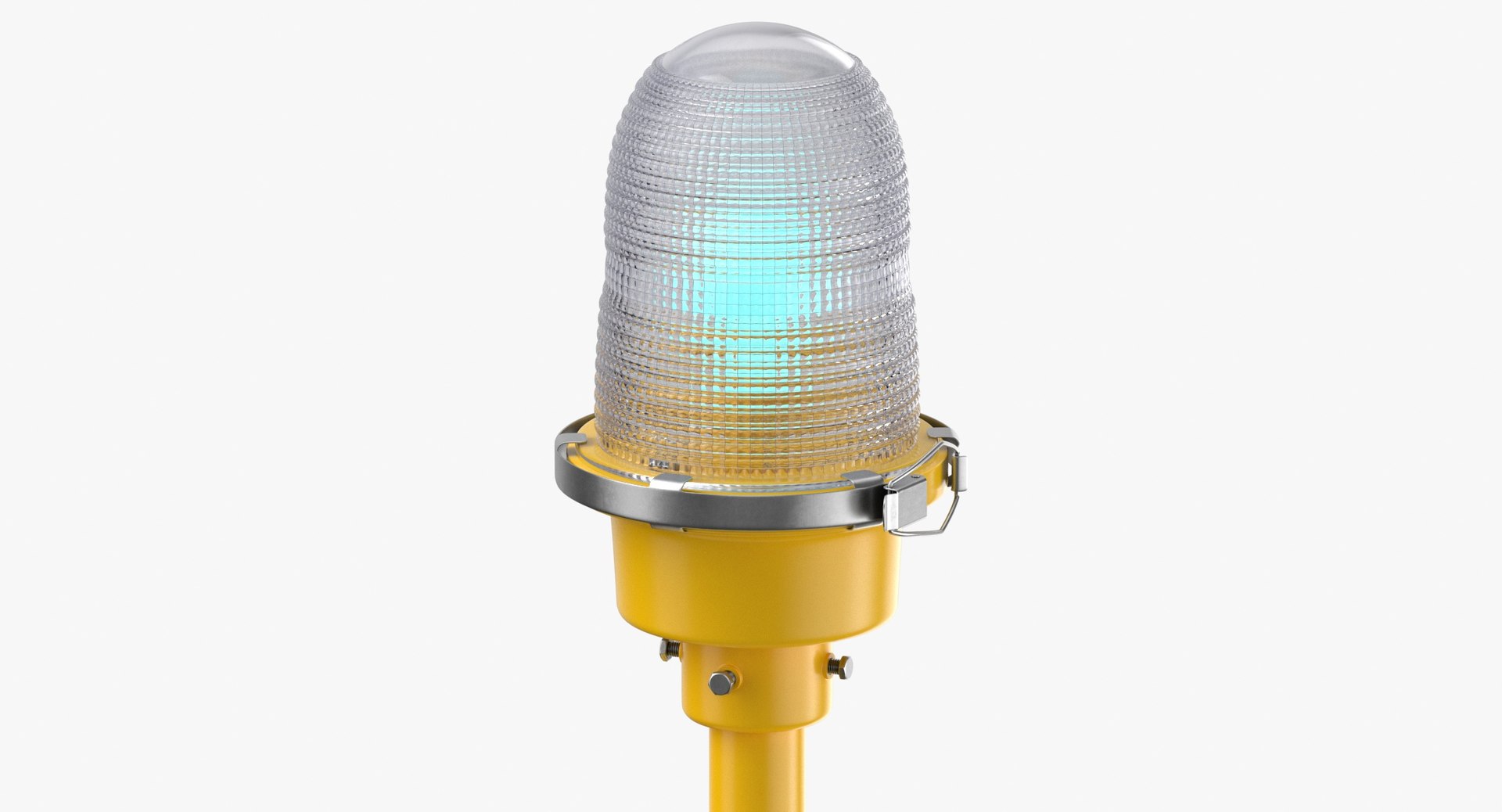 Runway Edge And Taxiway Lights Type 01 ON And OFF Clean And Dirty 3D ...